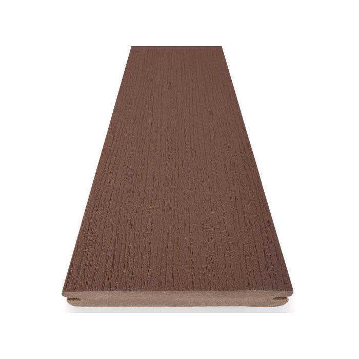 TimberTech Premier Dark Teak Composite Decking Board — Warehoos