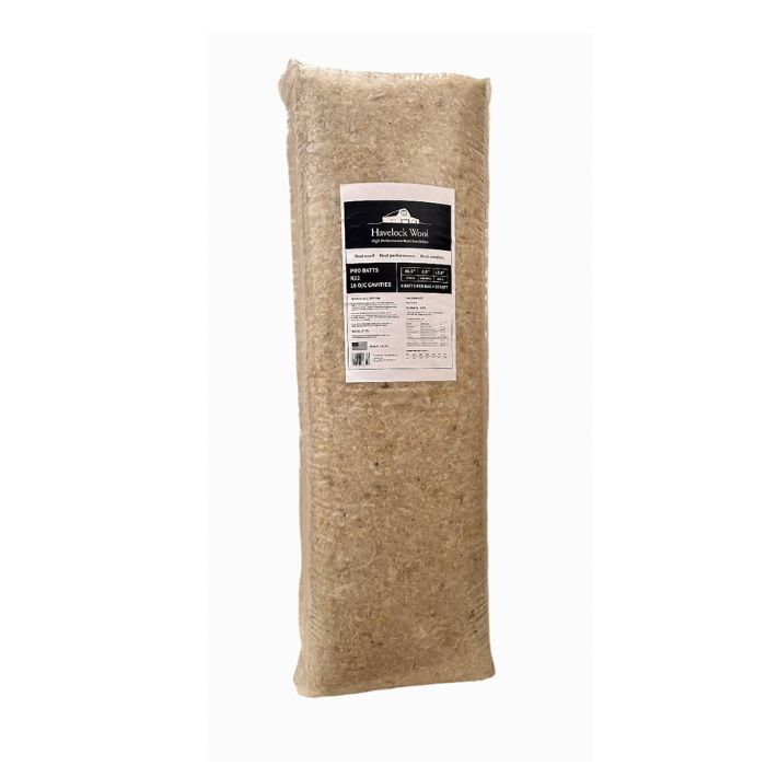 Havelock Wool - PRO Batt Wool Insulation - R22 - 16" OC (30 Square Fee ...